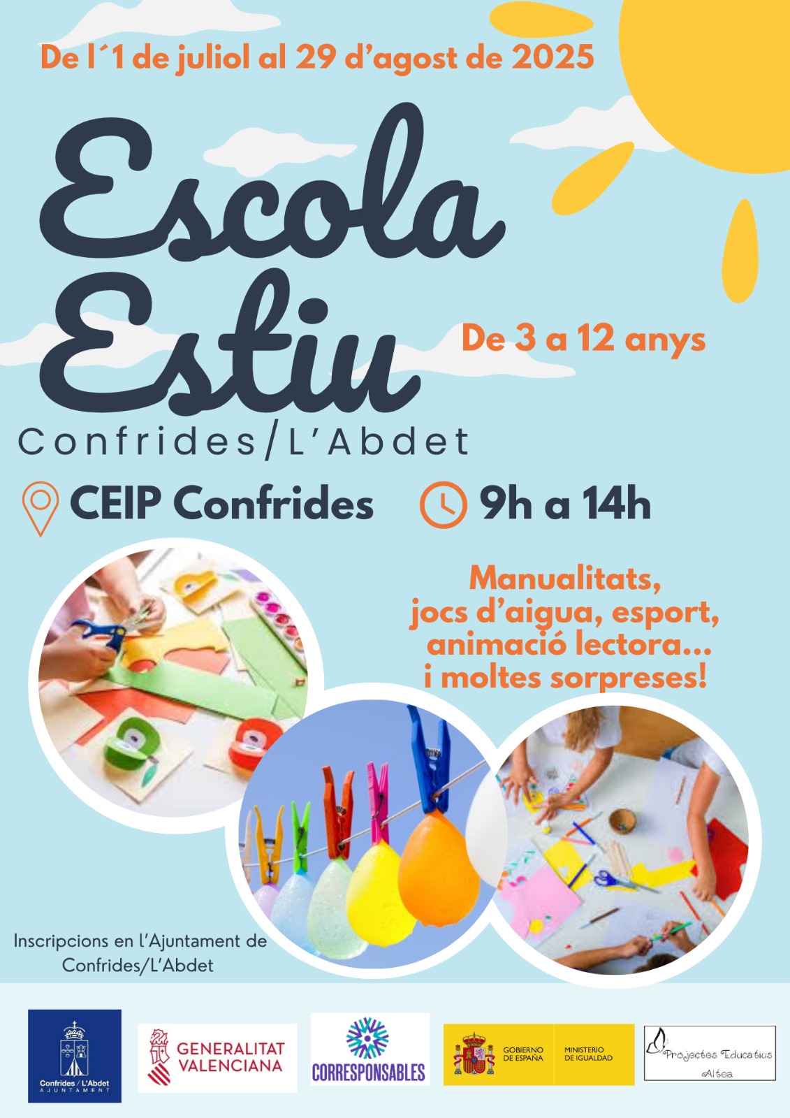 Abiertas las inscripciones para la Escuela de Verano Confrides / L ...